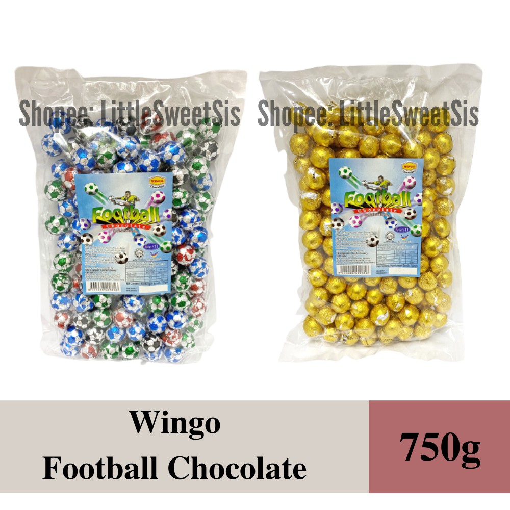 WINGO GOLDEN FOOTBALL CHOCOLATE / FOOTBALL CHOCOLATE/COKLAT BOLA [700G ...