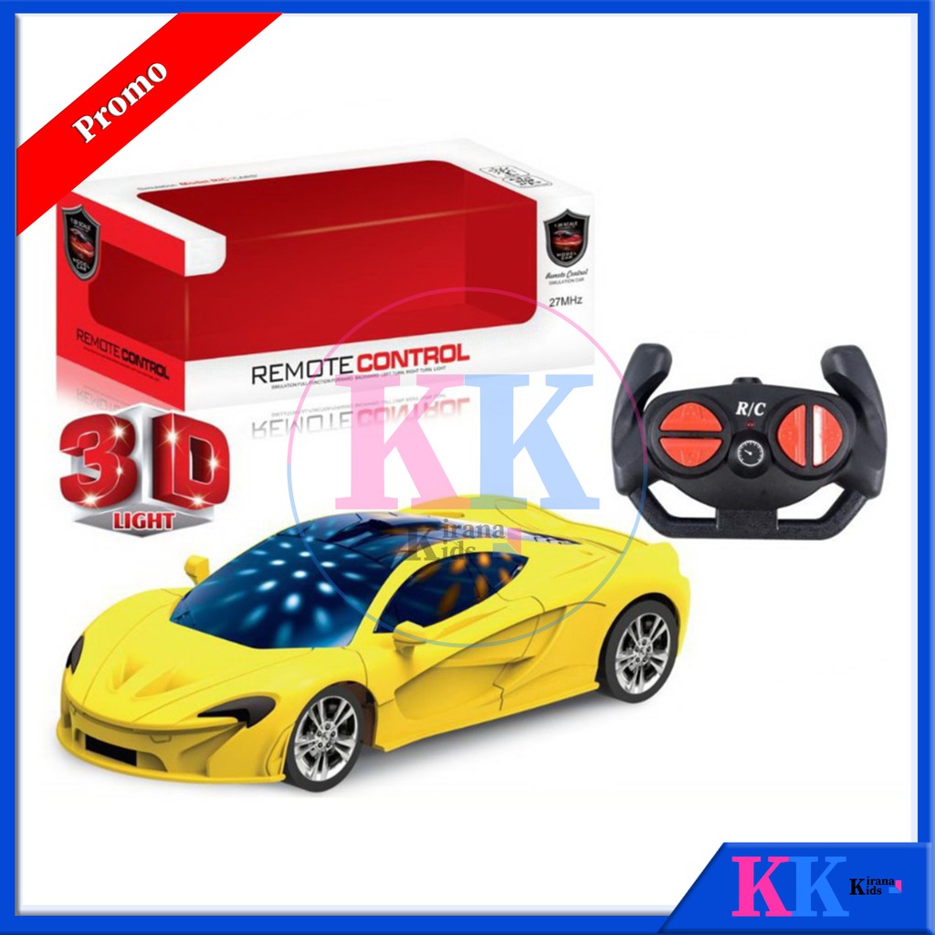 Rc SPORT CAR 3D Light/Remote Control CAR Toy With Light+Music | Shopee ...