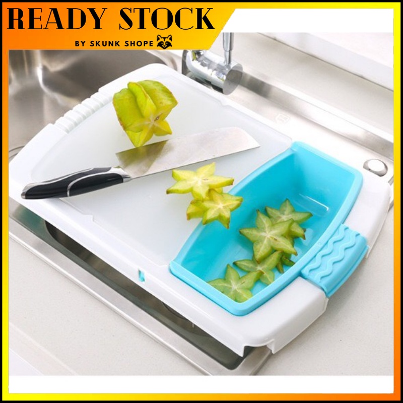 SS Multi Function Chopping Board 1015 - Papan Pemotong Sayur Daging ...