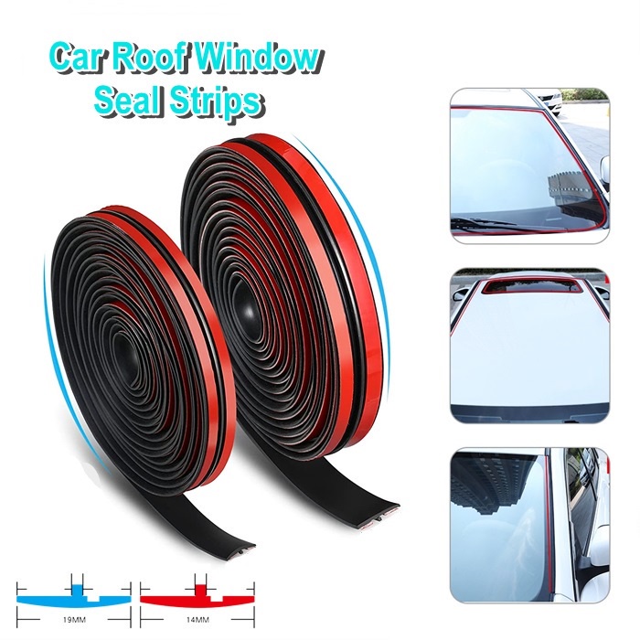 Car Windscreen Windshield Rubber Seal Strip Roof Window Door Edge Sound ...