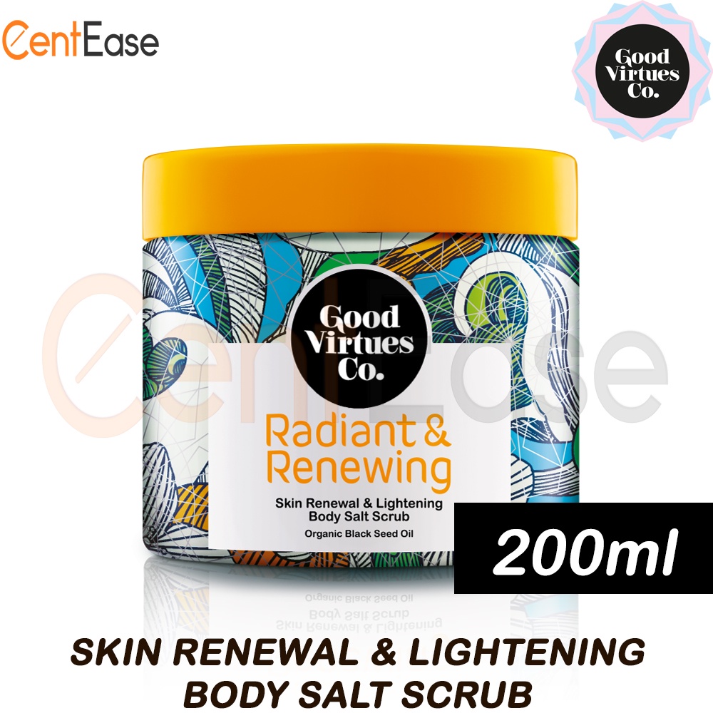 Good Virtues Co (GVC) Renewal & Lightening Body Salt Scrub 200ml (Exp ...