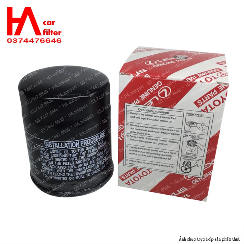 Oil filter for Toyota Camry, Tooyota Altis 2.4L 2001-2010, Toyota Zace ...
