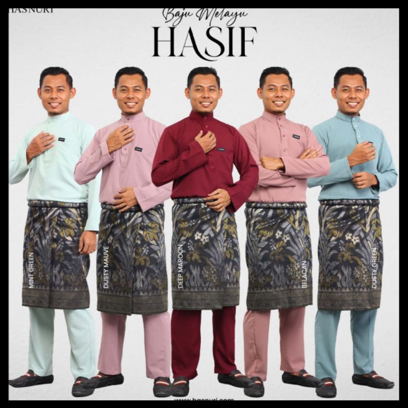 [BAJU MELAYU DEWASA CEKAK MUSANG] BAJU MELAYU HASIF BY HASNURI KOLEKSI RAYA AIDILADHA ️ READY ...