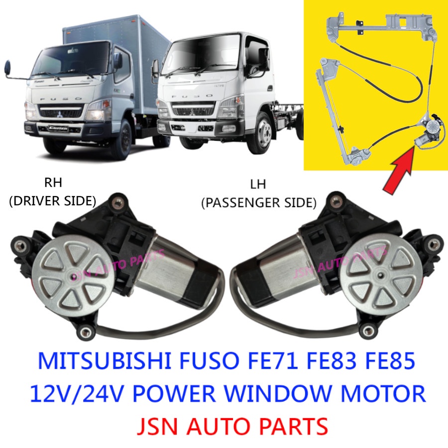 MITSUBISHI CANTER FUSO FE71 FE83 1 TON 3 TON 12V/24V POWER WINDOW MOTOR ...