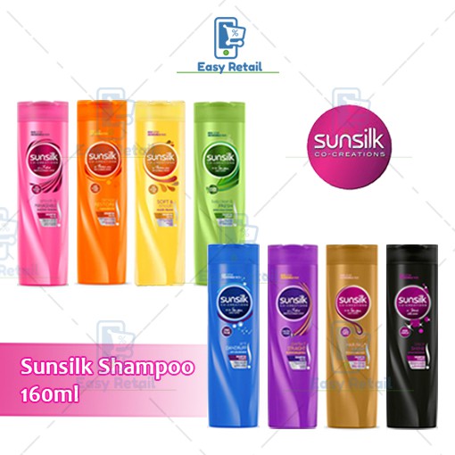 Sunsilk Syampu Rambut/Shampoo 160ml [Smooth/Damage Restore/Soft/Fresh ...