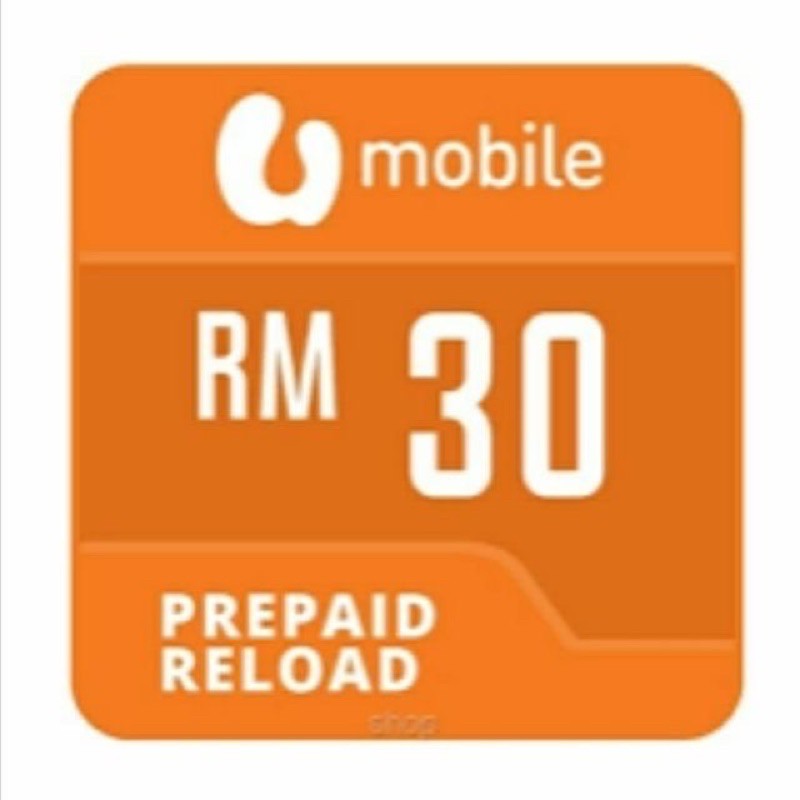 TOP UP RELOAD UMOBILE PREPAID RM30 | Shopee Malaysia