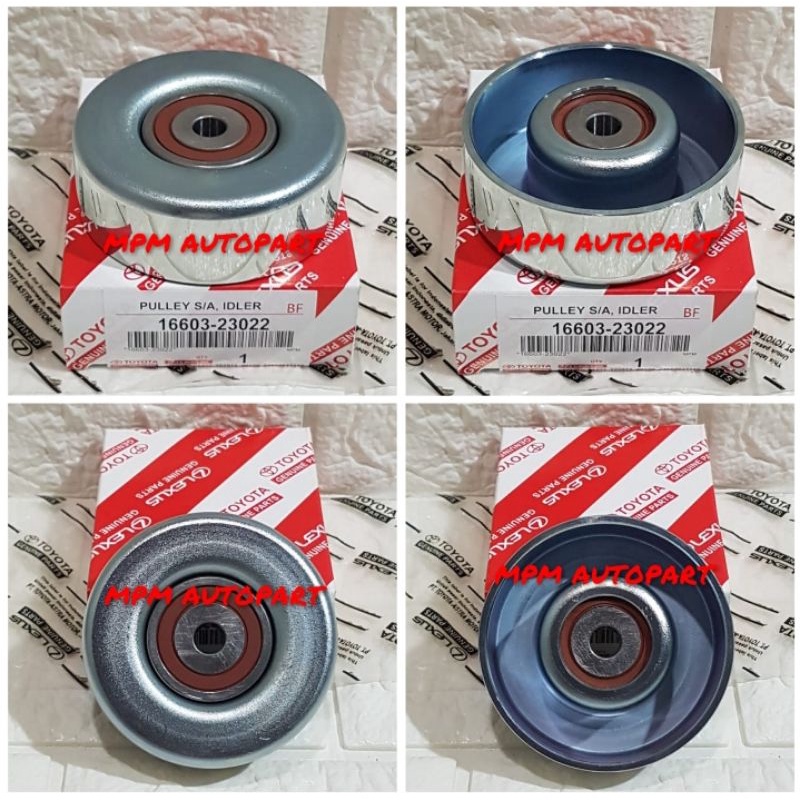 POLI Poly pully pulley adjustment bearing ac fan belt avanza 1.5 1500cc ...