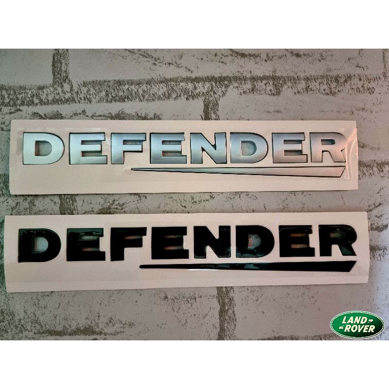 Land Rover DEFENDER Rear 3D Lettering Badge Emblem Wording | Shopee ...