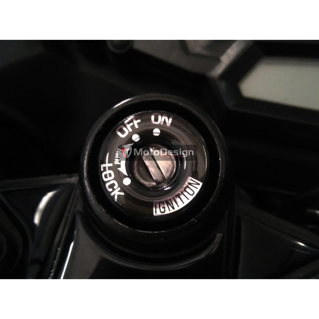 Sticker Embossed Contact Details Ignition Ninja 250 Carburetor Fi Old ...
