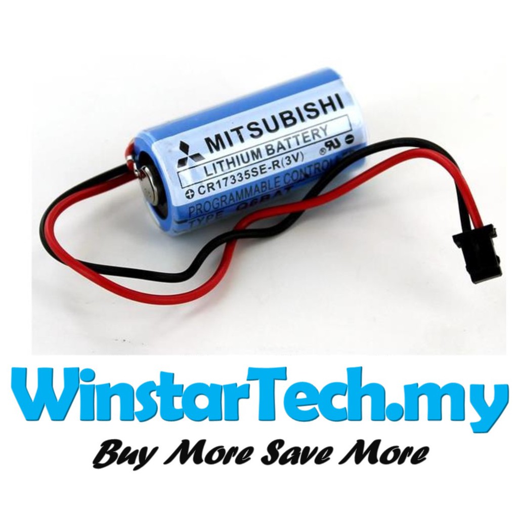 100% Ori MITSUBISHI Q6BAT 3V CR17335SE-R CR17335 Industrial PLC Battery ...