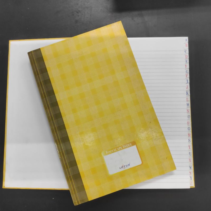 F4 Hard Cover Book Index 300pgs A∼Z Foolscap Display Unit Buy 1 Free 1 ...