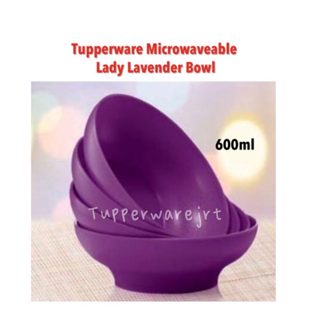 Tupperware Microwaveable Lady Lavender Bowl 600ml x 1pc | Shopee Malaysia