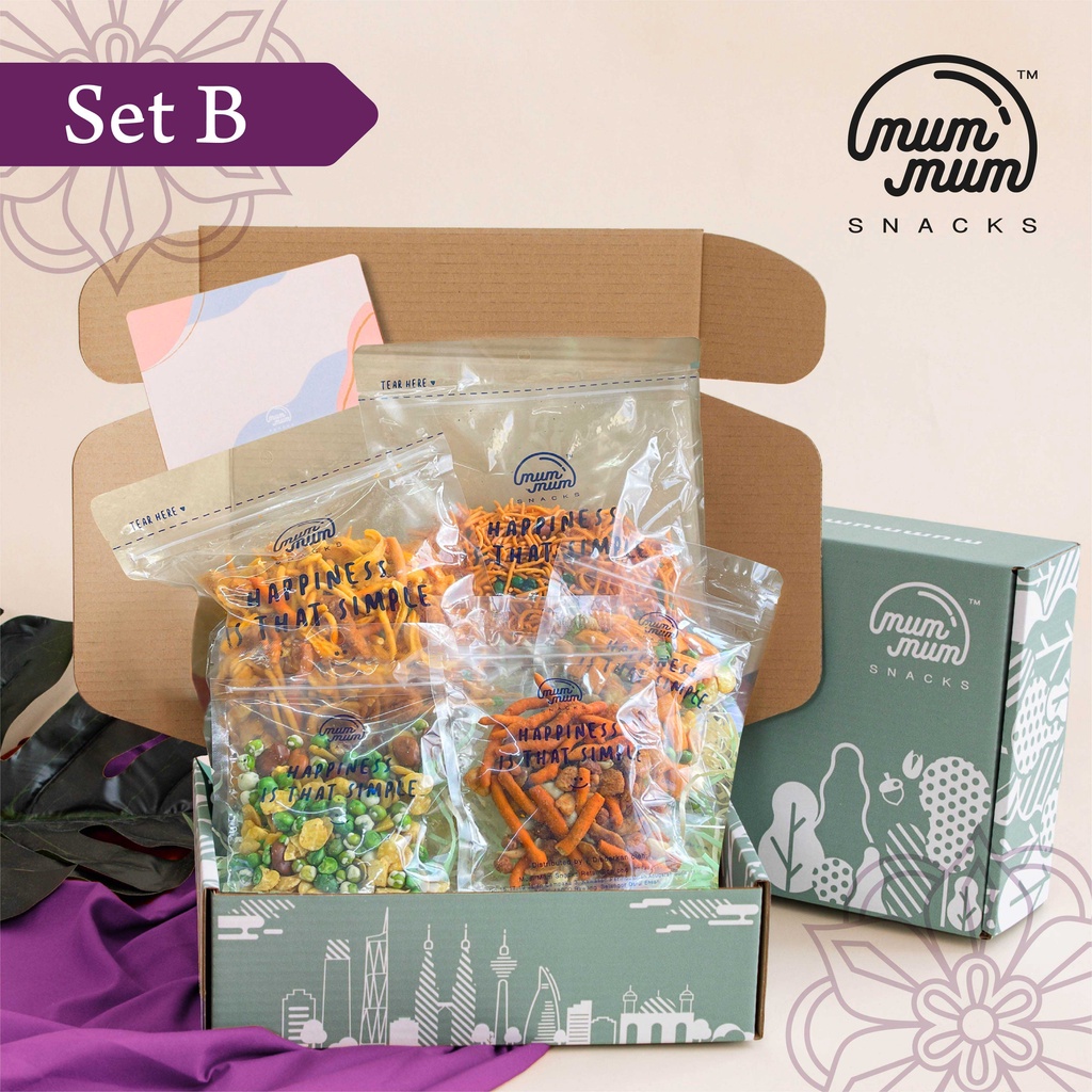 Mum Mum Deepavali Gift Set [B] - Savoury & Spicy Snacks Set | Shopee ...