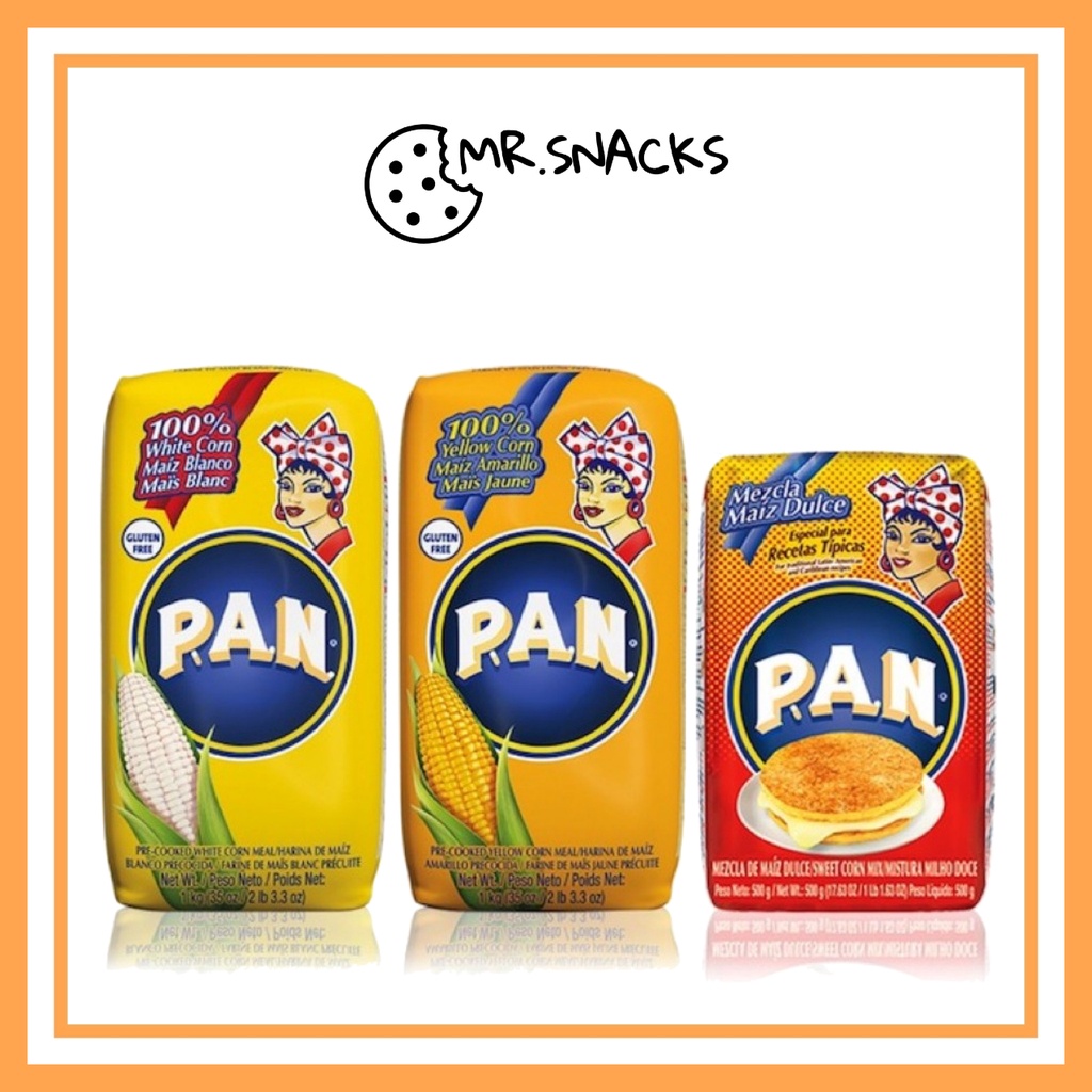 PAN Precooked Corn Flour 1kg / Harina Sweet Corn Mix 500g | Shopee Malaysia