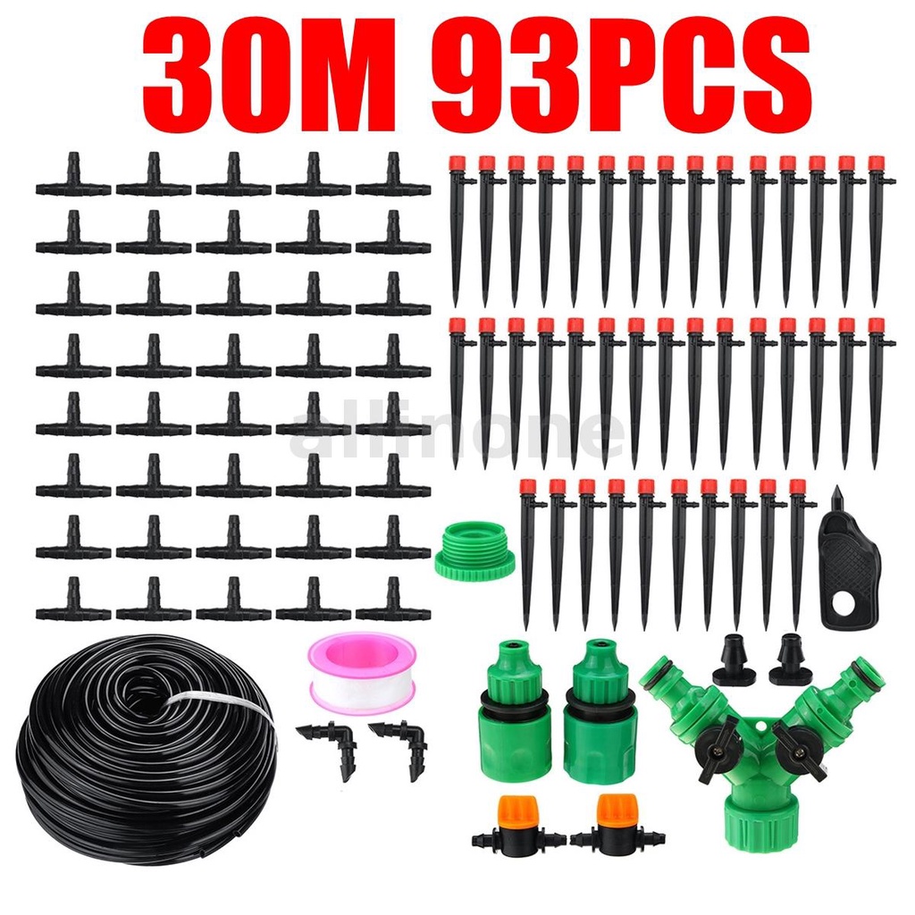 Garden Misting Irrigation System Flower Plant Watering Auto Drip Kit ...