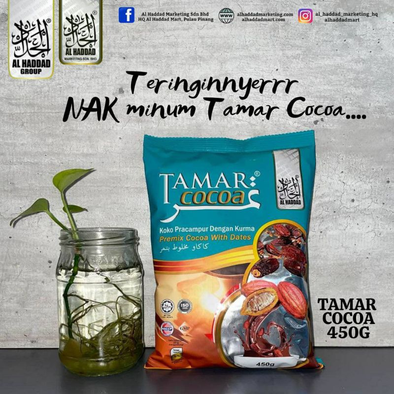Original Tamar Cocoa Al Haddad | Shopee Malaysia
