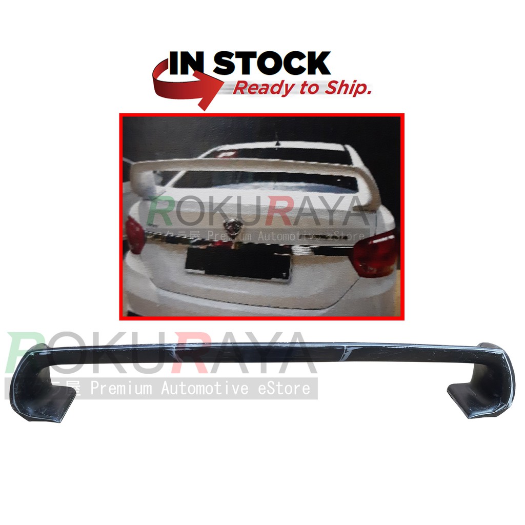 Proton Persona VVT 2nd Gen (2016) Fiberglass TRD Style Rear Back Bonnet ...
