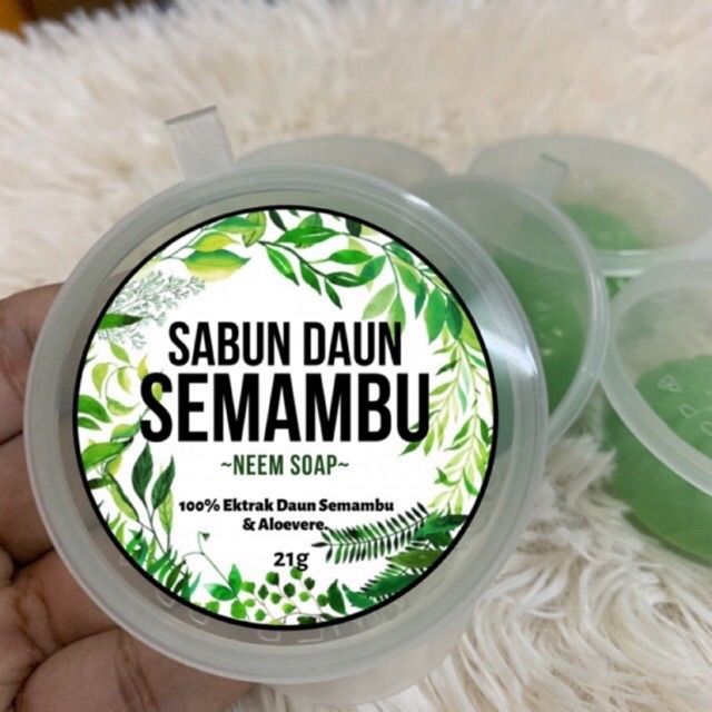 🎉 SABUN SEMAMBU / NEEM SOAP 21g KAYAP / KUDIS / KURAP / DEMAM CAMPAK ...