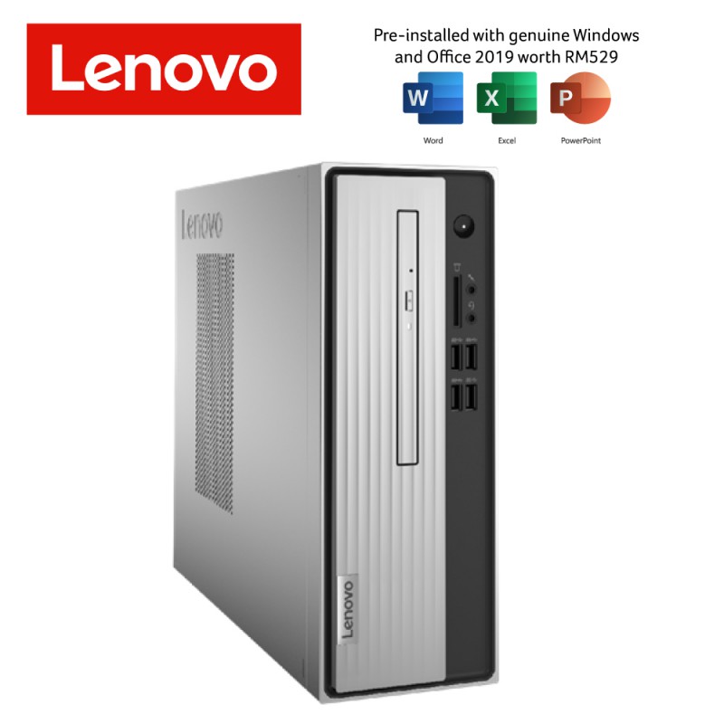 Lenovo IdeaCentre 3 Desktop PC ( i3-12100, 8GB, 512GB SSD, Intel, W11 ...