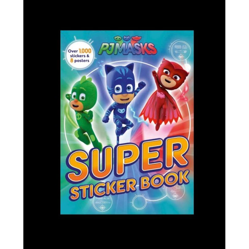 Pj Masks Super Sticker Book | Shopee Malaysia