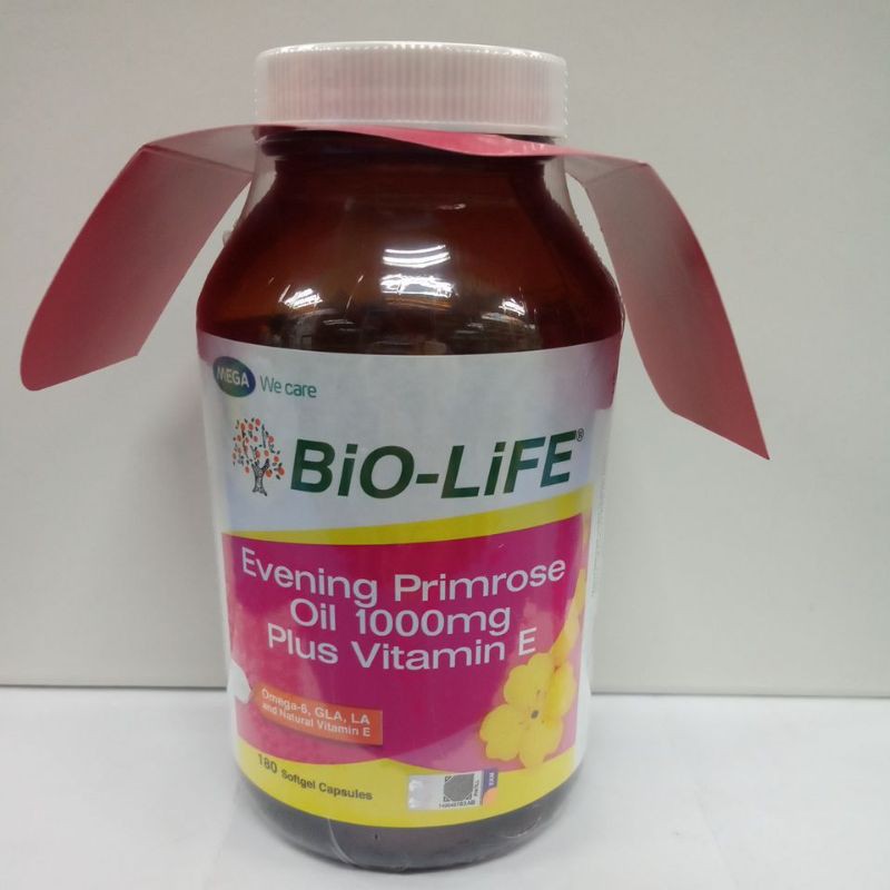 Bio Life Evening Primrose Oil 1000mg + Vit E 180s [EXP:11/24] | Shopee ...