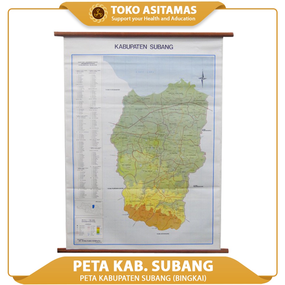 Map Of Subang Regency (Frame) | Shopee Malaysia