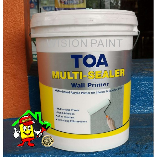 WHITE ( 18L ) TOA MULTI SEALER WALL PRIMER WATER BASED ACRYLIC PRIMER ...