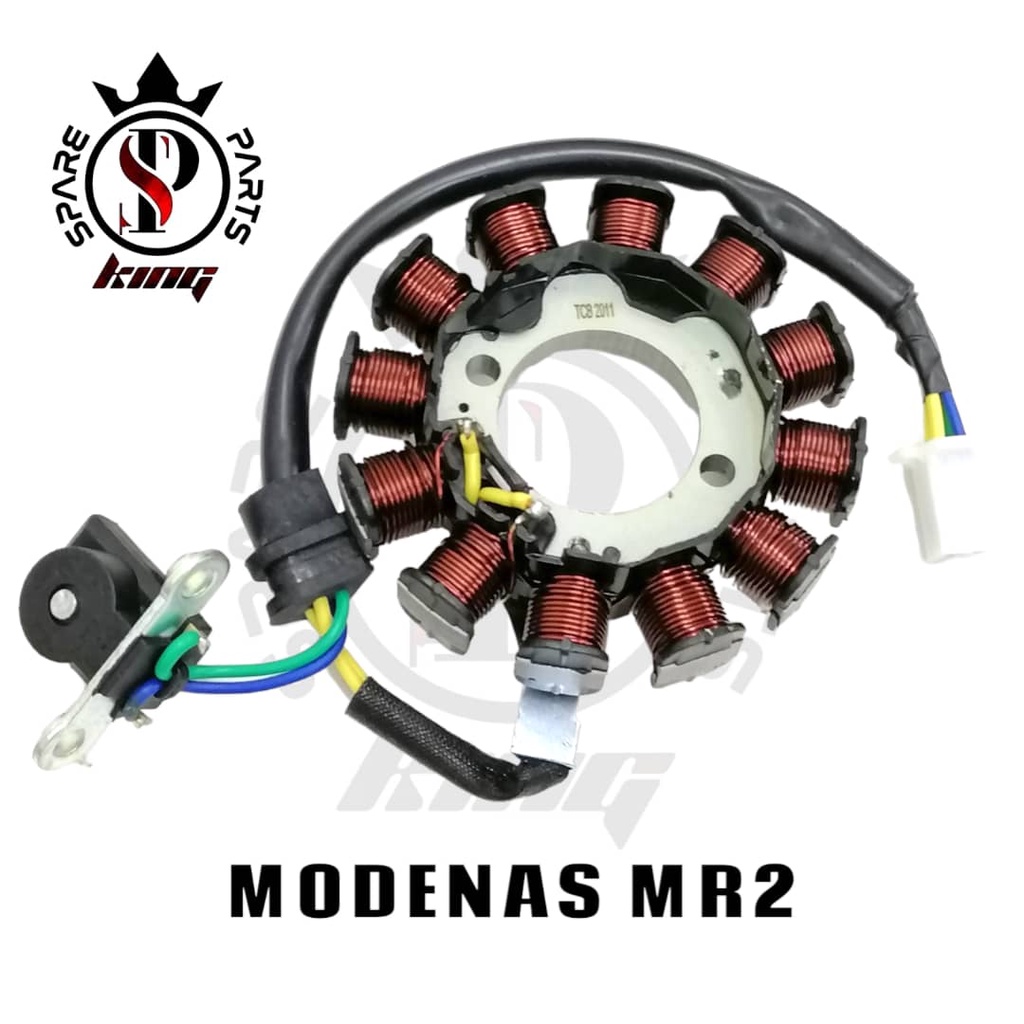 MODENAS MR2 FUEL COIL ASSY STARTER COIL MR2 STATOR COIL ASSY 12 COIL 4 ...