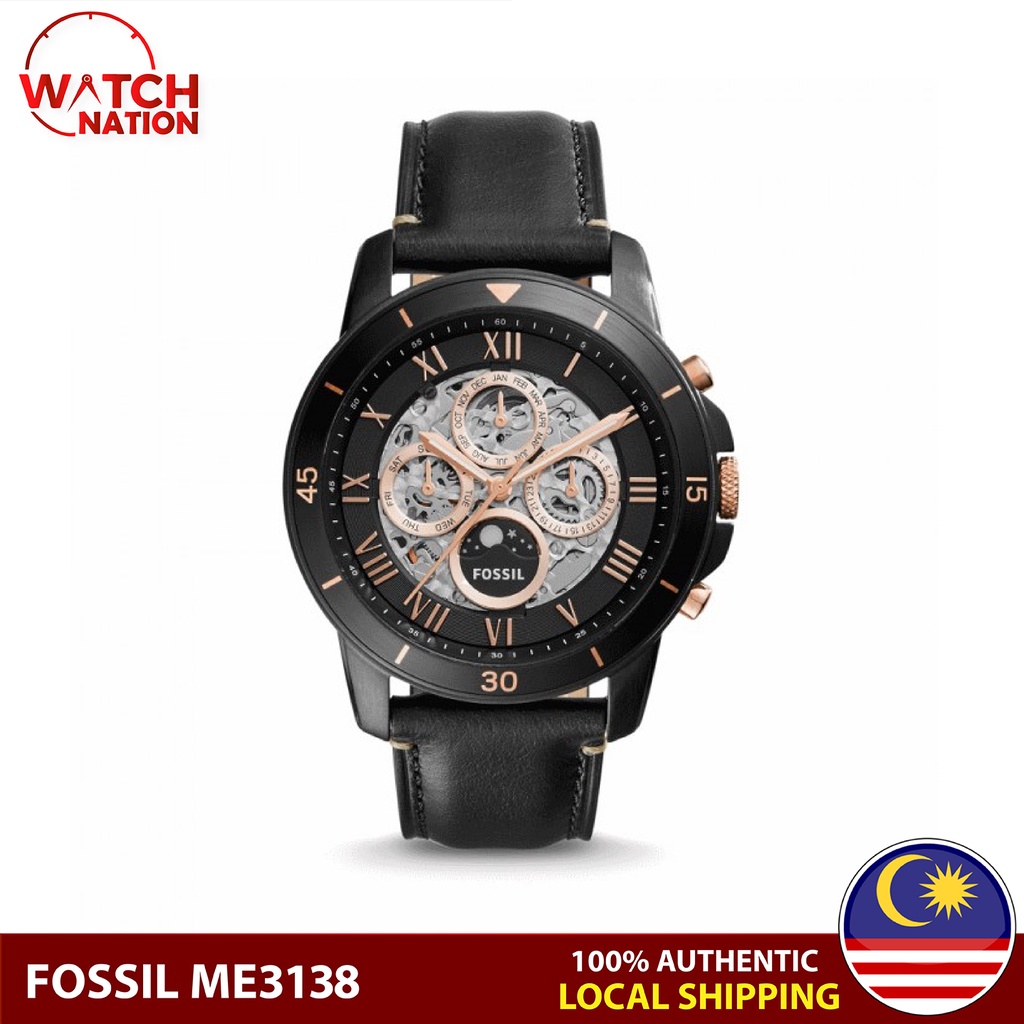 [🔥Original 2 Years warranty🔥] ME3138 Grant Skeleton Dial Automatic ...