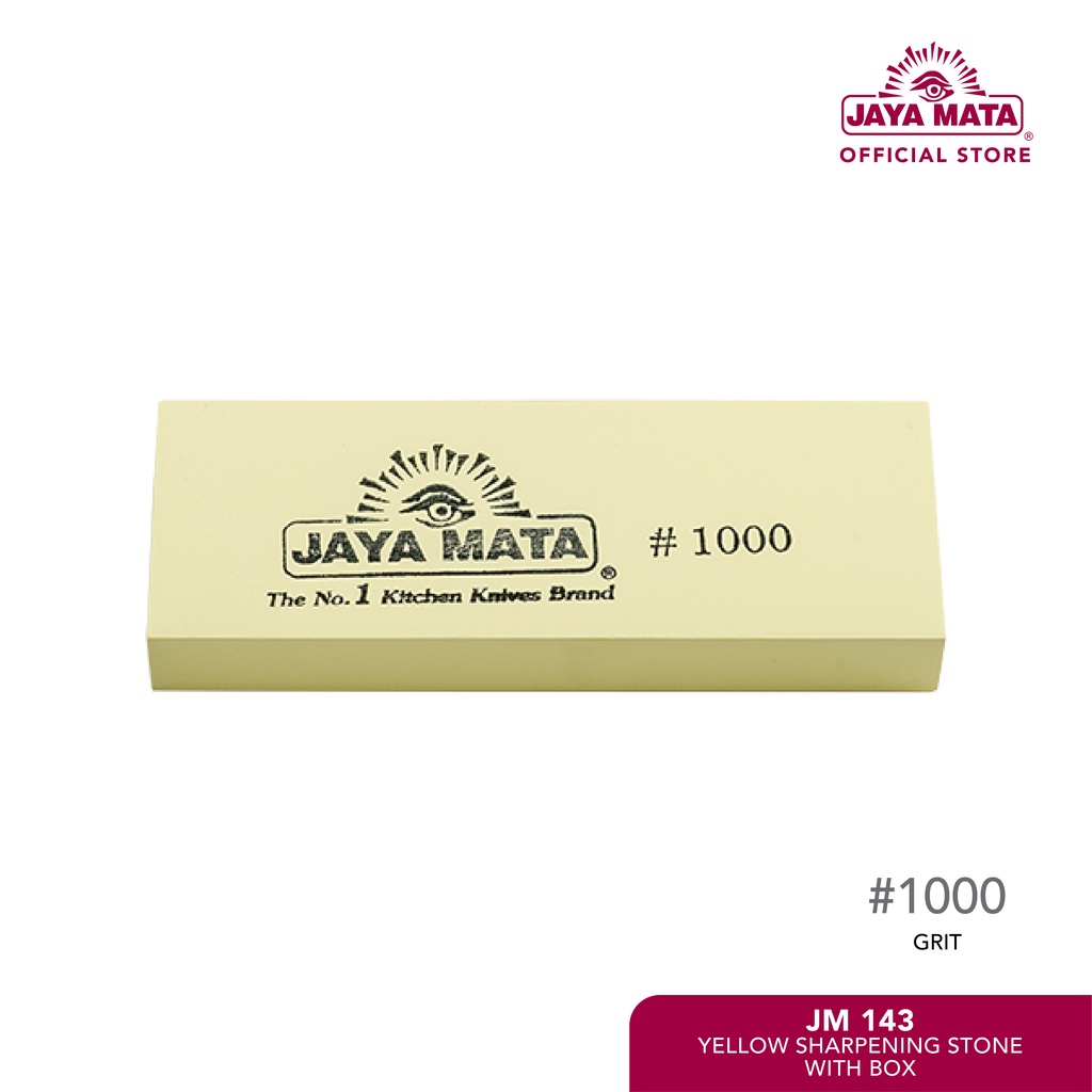JAYA MATA 1000 Yellow Single Sided Sharpening Stone Grit #1000 JM143 | Shopee Malaysia