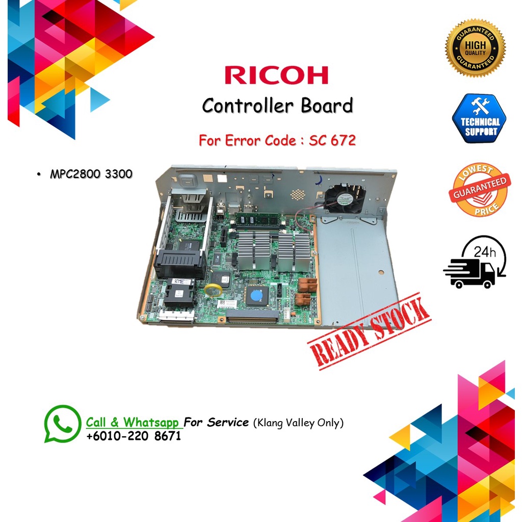 Ricoh MPC2800/3300 Controller Board | Shopee Malaysia