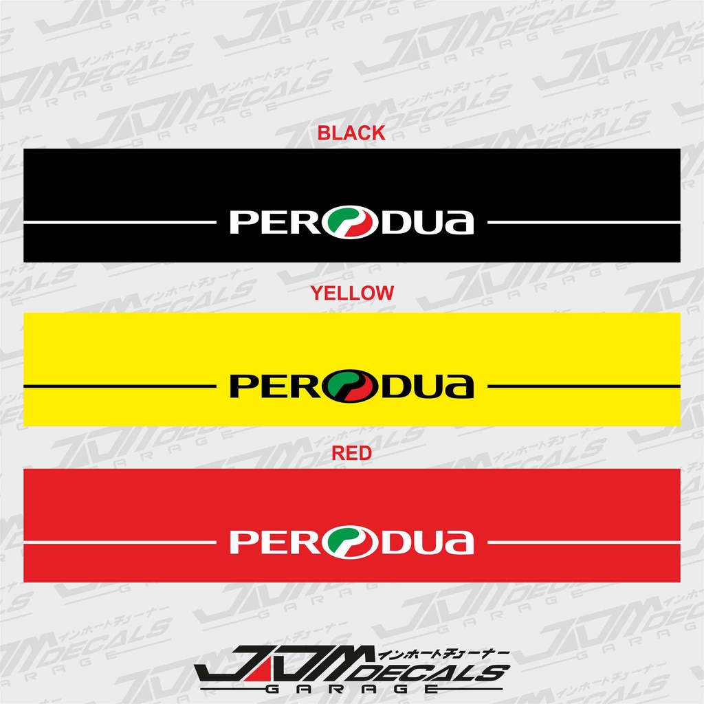 Perodua Windshield Banner Sticker | Shopee Malaysia