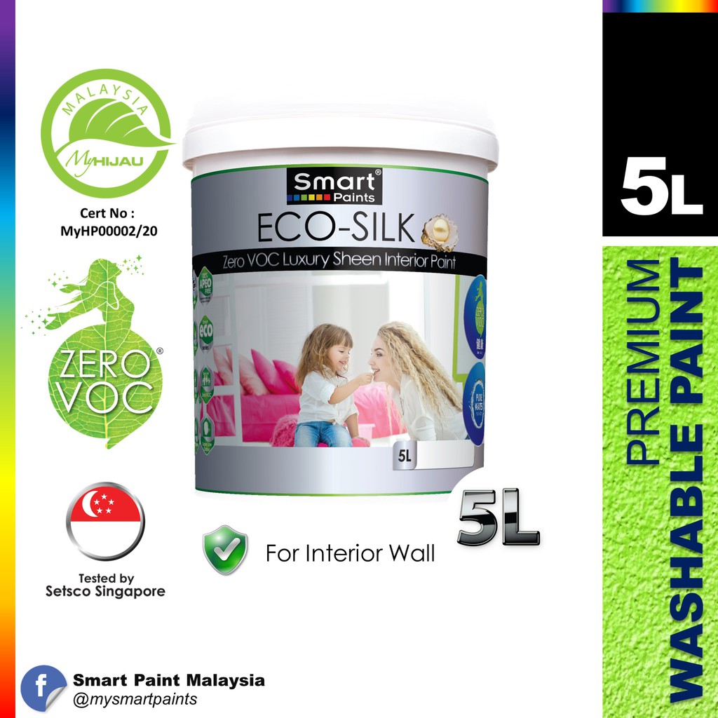 Smart Paints Eco Silk (5LT) | Shopee Malaysia