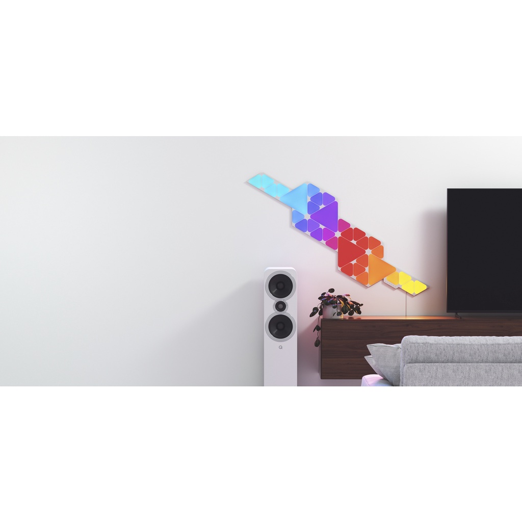 Nanoleaf Shapes Triangle & Mini Triangle Wall Light for Decoration and ...