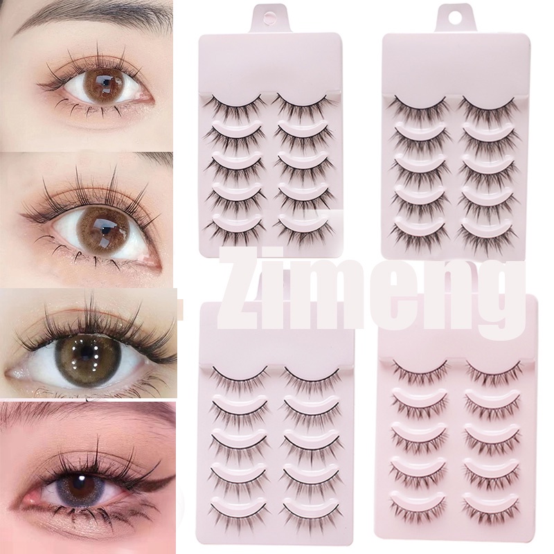 (Ready Stock )5pairs 3D Fairy Princess Comics Eyelashes Lashs Natural ...