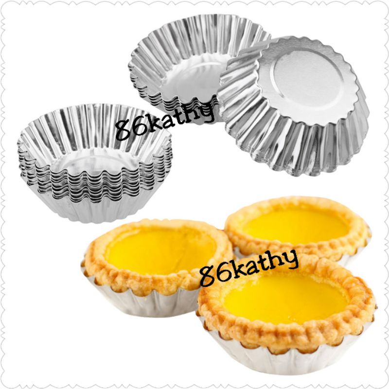 (234) Aluminium Eggtart Cake Mould / Acuan Tart Telur (6.5CM) | Shopee ...