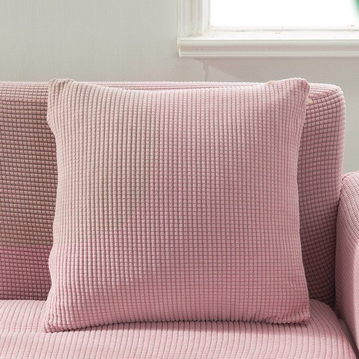 【Ready Stock 】Nordic Cushion Cover Solid Color 45x45cm Soft Elastic ...