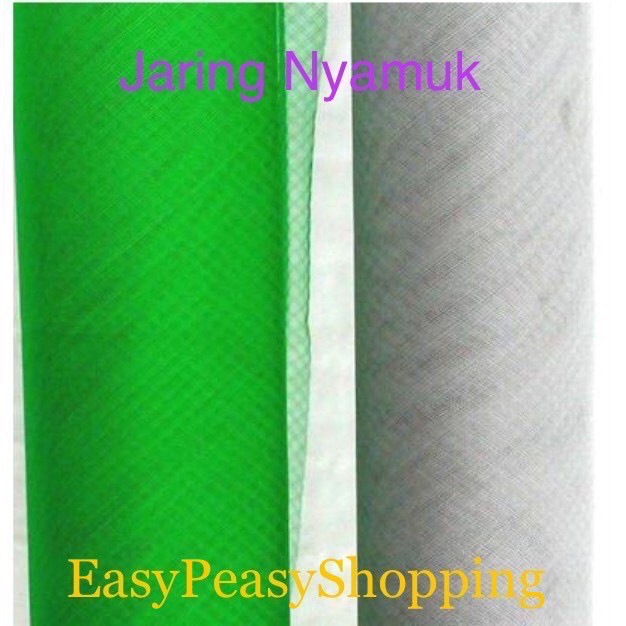 4' x 1M PVC Insect Net Screen Netting/Jaring Nyamuk,Mosquitoes Netting ...