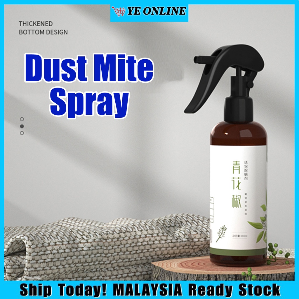 300ML Dust Mite Removal Bed Bug Spray Home Bedroom Use Kill Bacterial ...