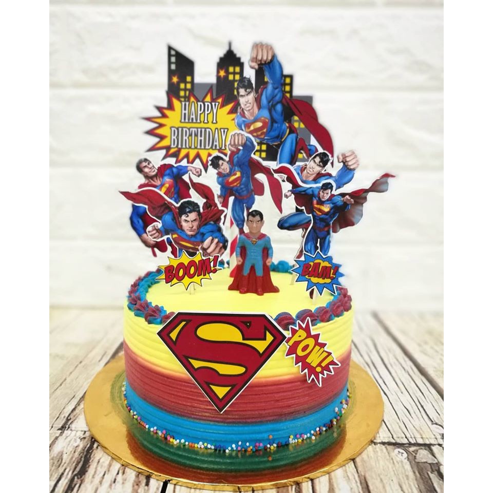 SUPERMAN Cake Topper | Shopee Malaysia