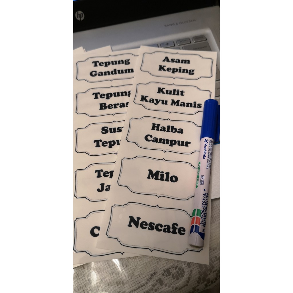 Customised Transparent Label Stickers | Shopee Malaysia