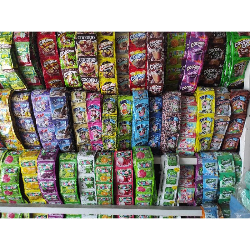 Top Ice Powdered Drink Various flavors, 7 grams, 10 sachets | Shopee ...