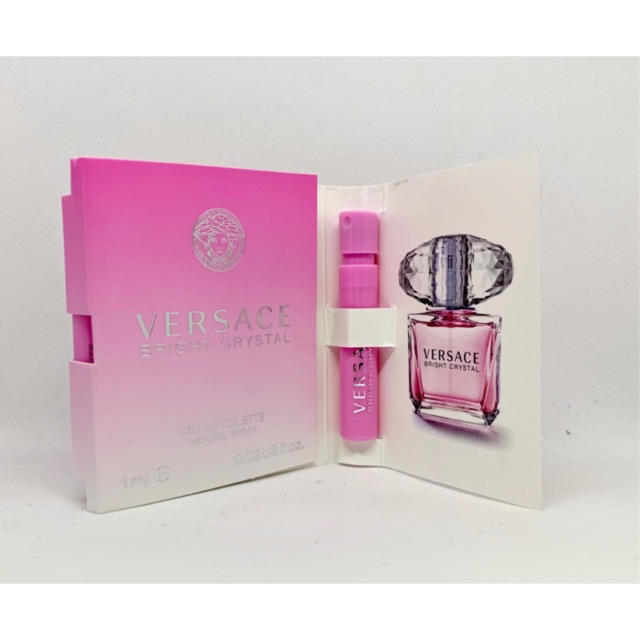 Versace Bright Crystal Vial perfume- 1ml EDT | Shopee Malaysia