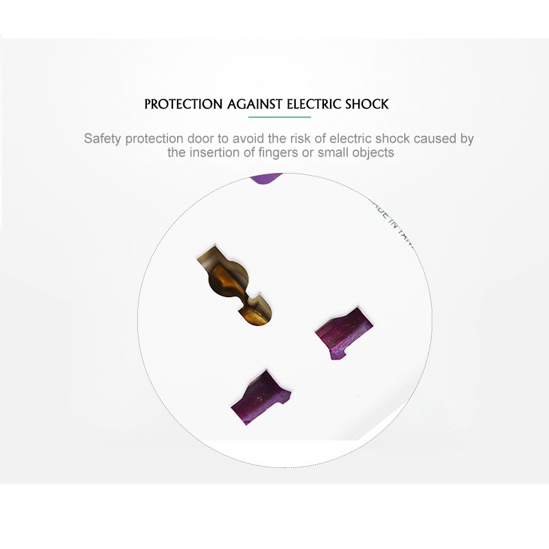 Plug Adapter Socket 3 Way Universal Multi Adapter Extension Plug 3 GANG ...