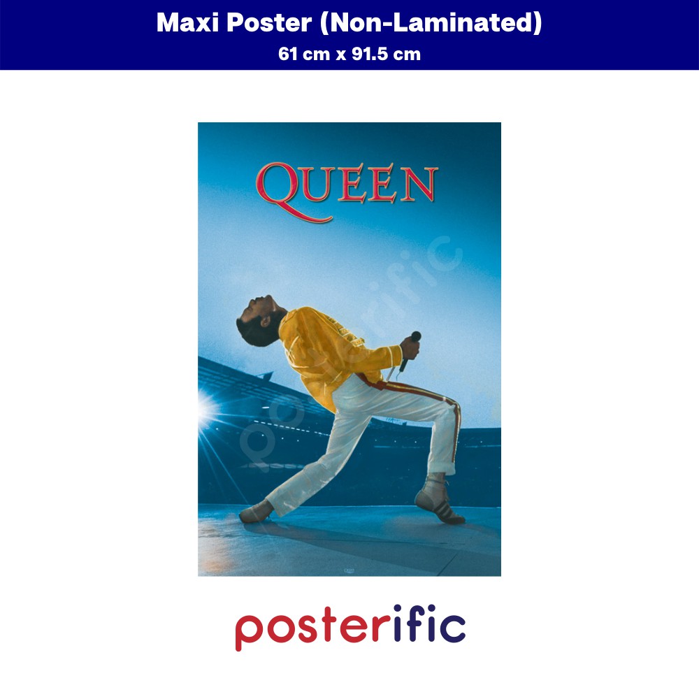 Queen (Live at Wembley) - Poster (61 cm X 91.5 cm) | Shopee Malaysia