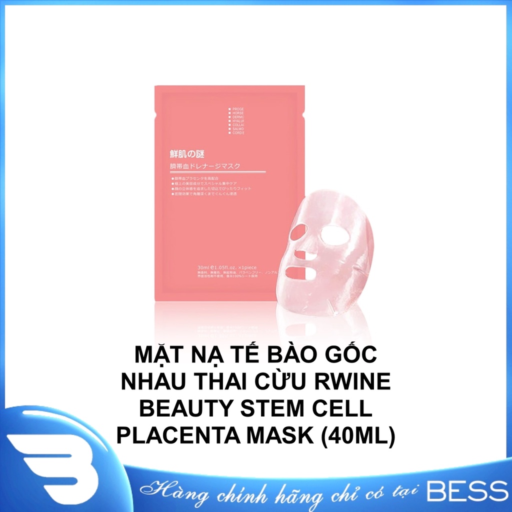 [HCM] [Genuine] Rwine Beauty Stem Cell Placenta Mask (40ml) | Shopee ...