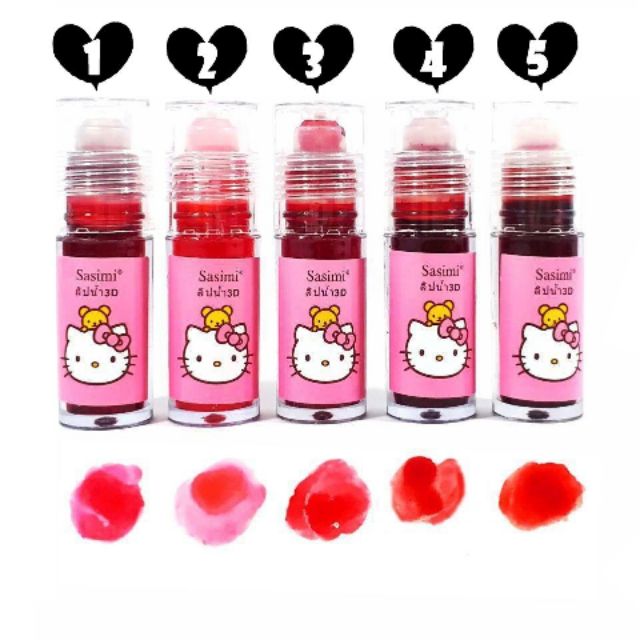 SASIMI COLOR LIP TINT (HELLO KITTY BULAT) | Shopee Malaysia