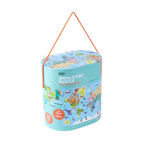 World Map Puzzle Set KMART AUSTRALIA | Shopee Malaysia
