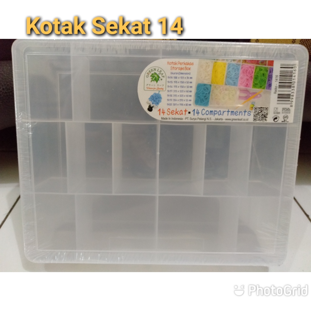 Greenleaf 1416 REIKO TOOL BOX STORAGE BOX 14 GREEN LEAF SEASONS ...