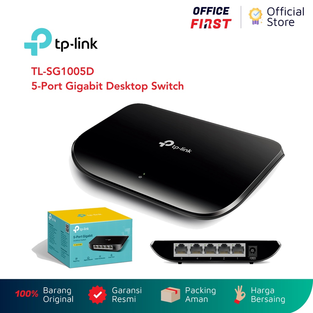 Tp-link TL-SG1005D 5 Port Gigabit Desktop Switch TLSG1005D | Shopee ...